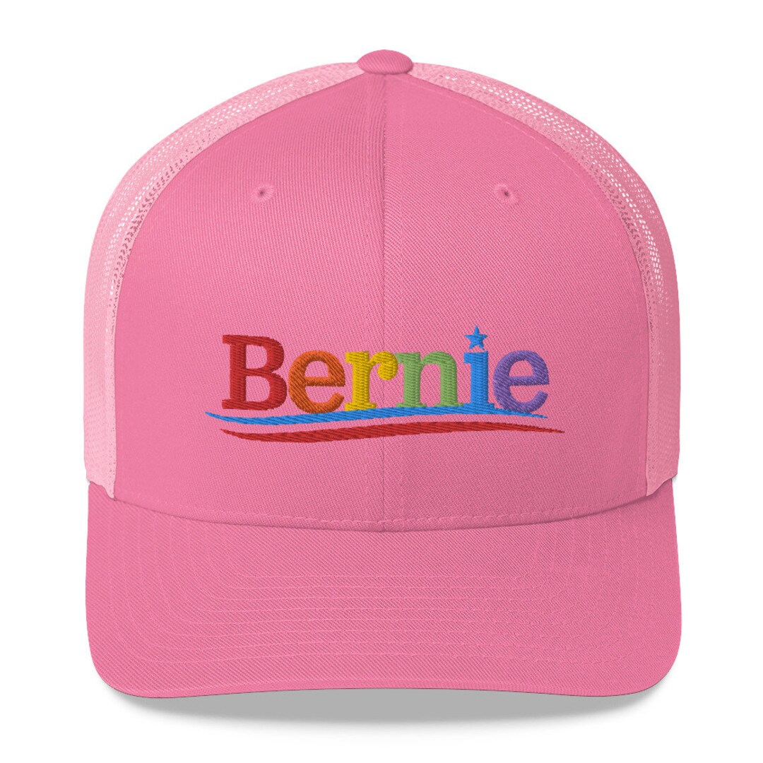 Bernie Gay Pride Rainbow Bordado Trucker Cap Hat / Bernie Sanders para ...