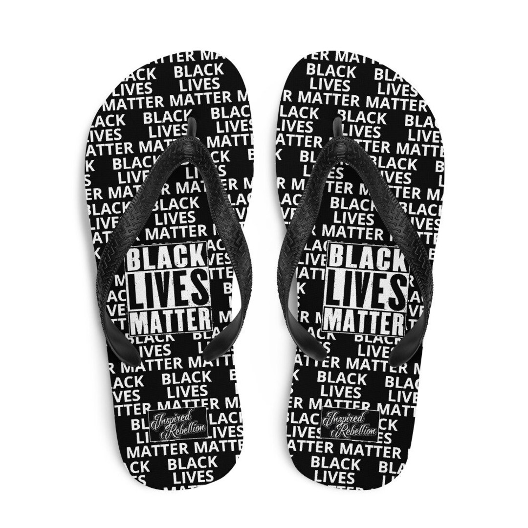 Black Lives Matter Flip-flops | #BLM Sandals - Etsy