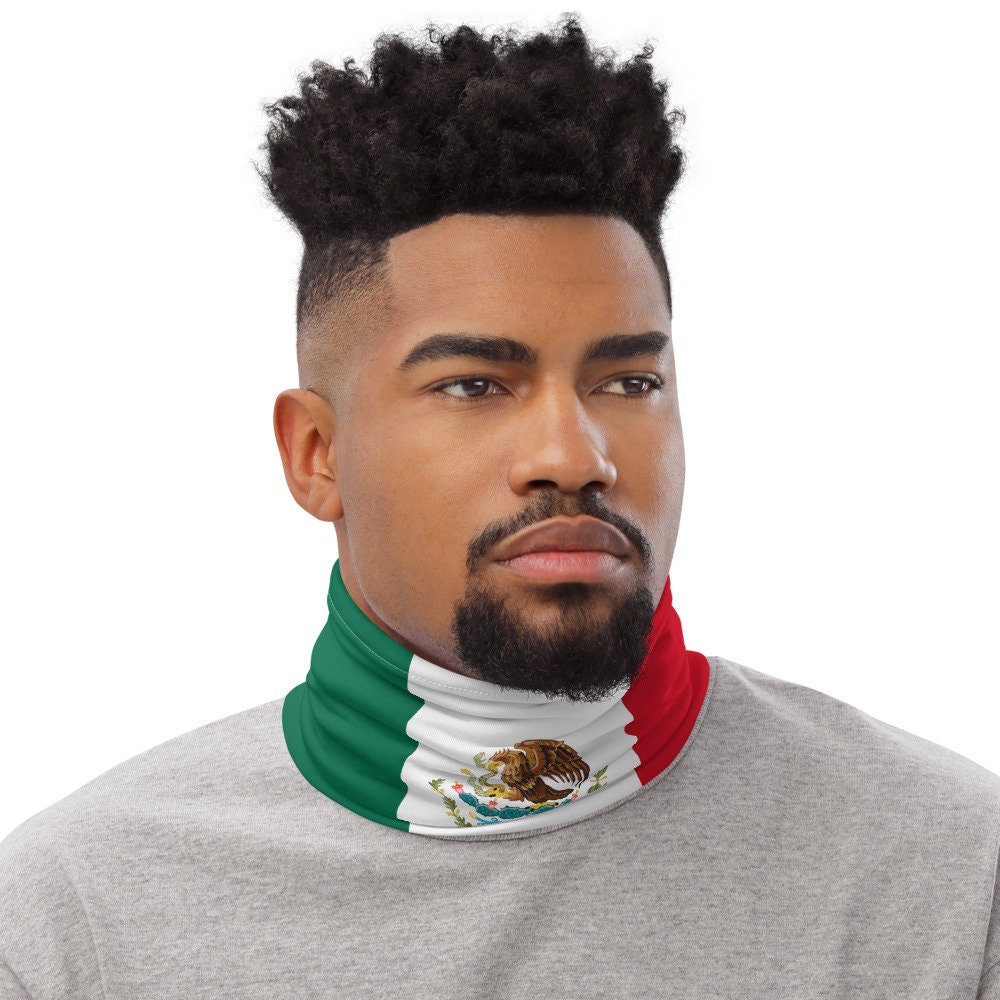 Flag of Mexico Washable Face Mask Neck Gaiter Mexican Flag | Etsy