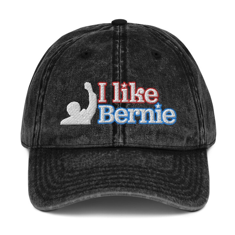I Like Bernie Embroidered Vintage Cotton Twill Cap Bernie - Etsy