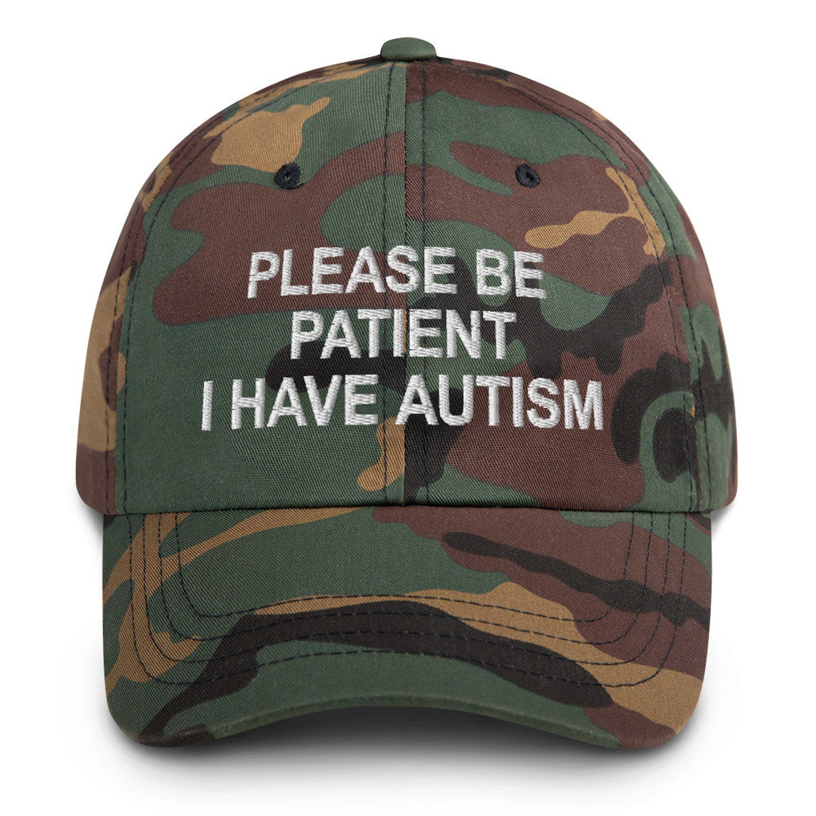 Please Be Patient I Have Autism Dad Hat | Autism Awareness Hat ...