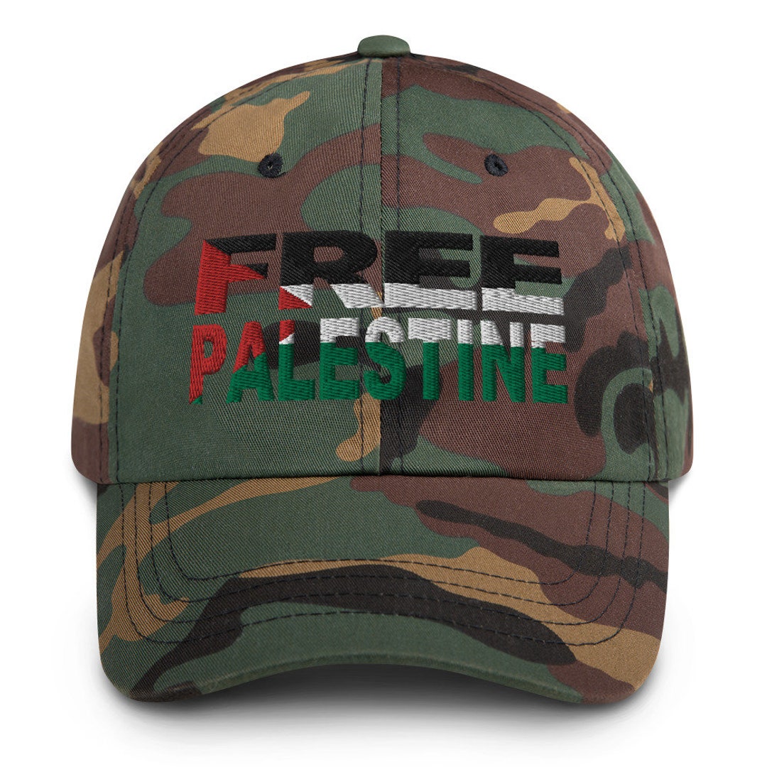Free Palestine Embroidered Dad Hat | Palestinian Flag #freepalestine - Etsy