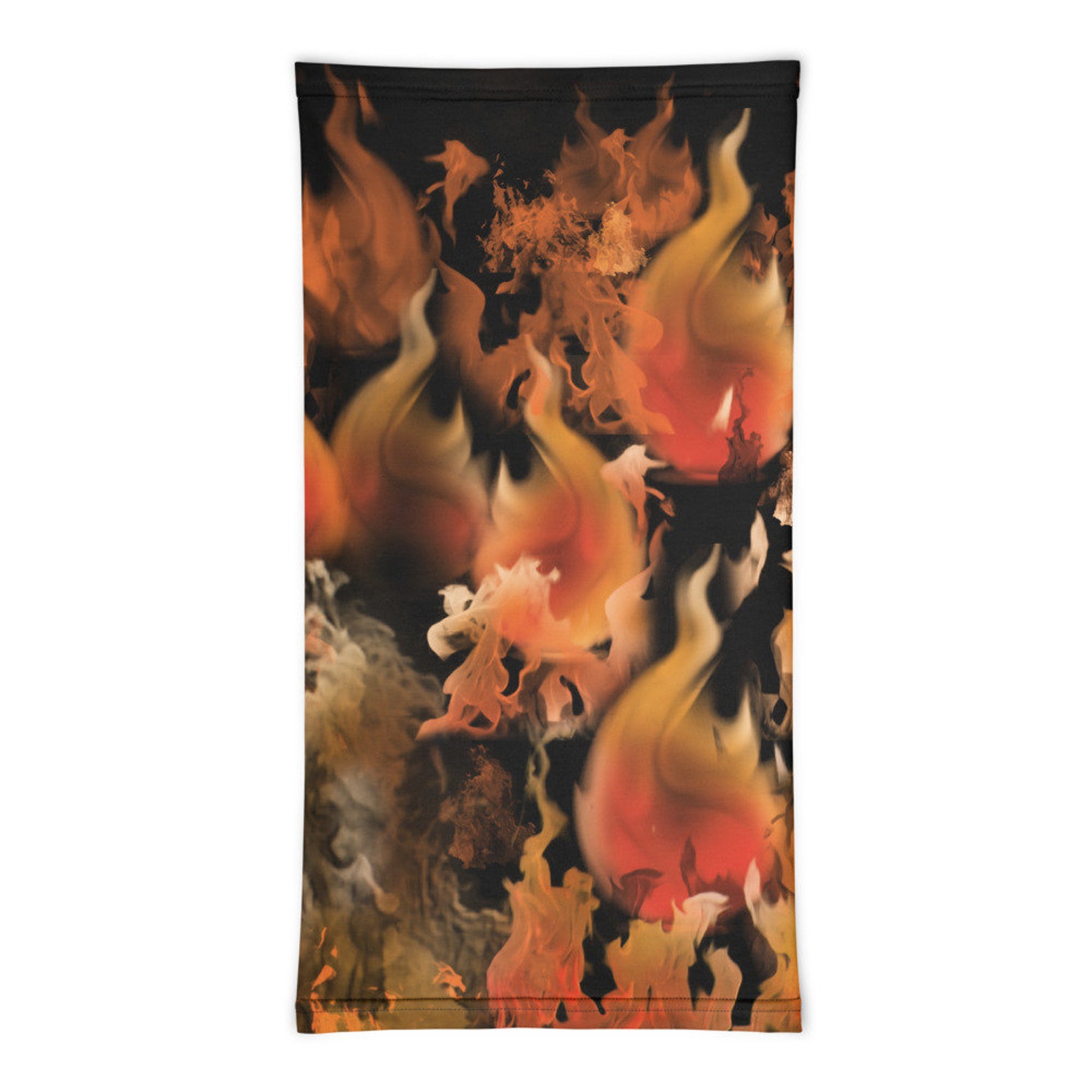 Fire Flames Washable Face Mask Neck Gaiter | Fireman Hotrod - Etsy