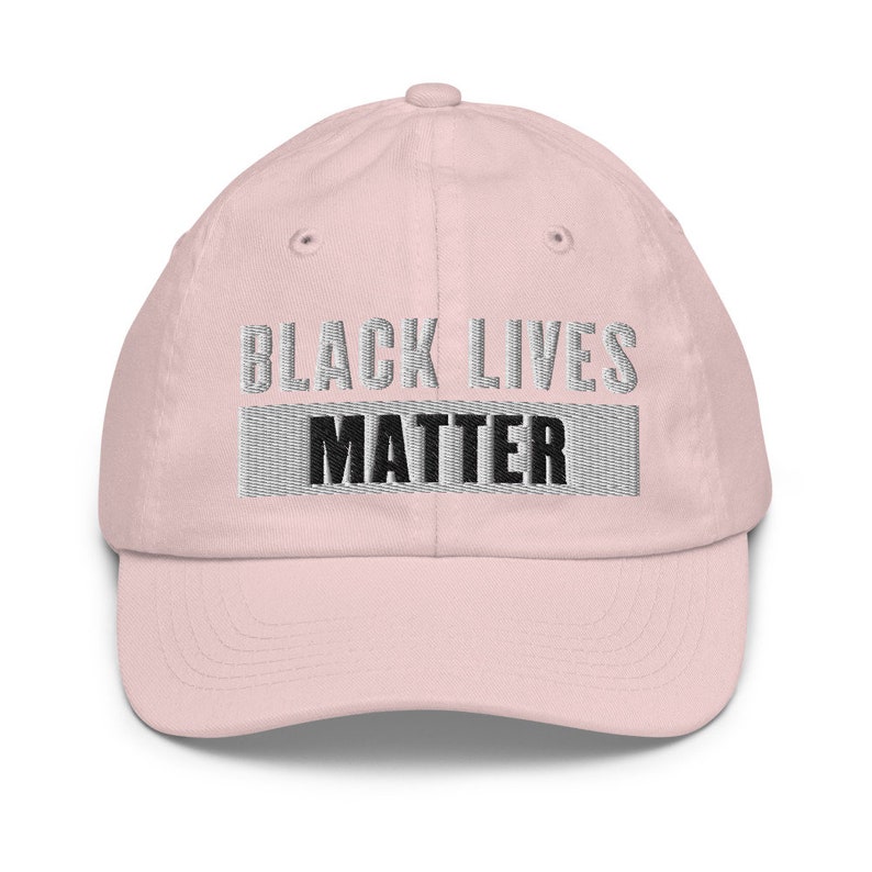 Black Lives Matter Youth Baseball Cap Embroidered Kids Hat | BLM I Can ...