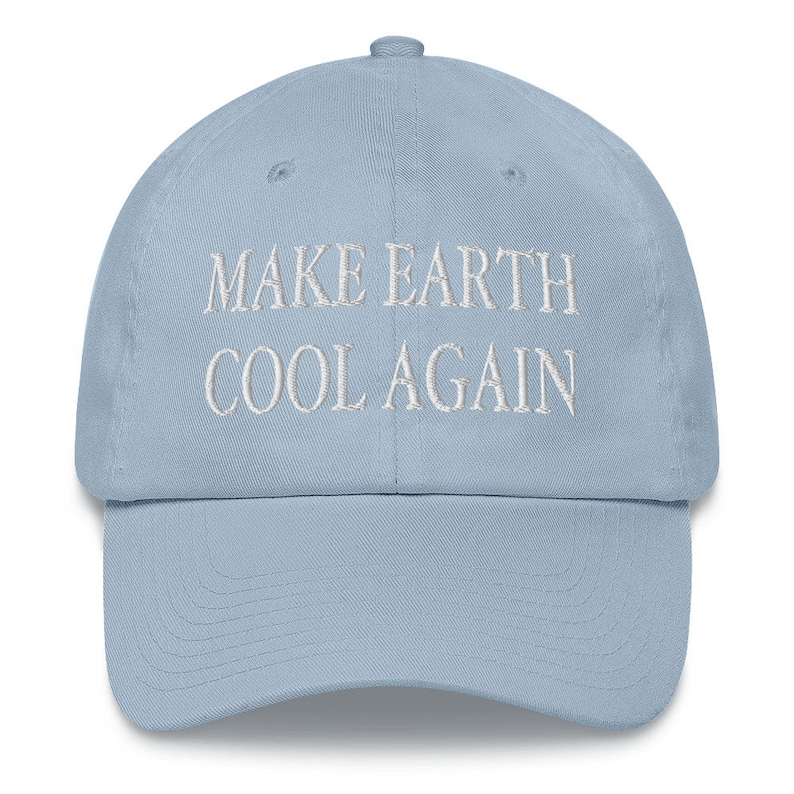 Make Earth Cool Again Embroidered Dad Hat Climate Change Hat | Etsy