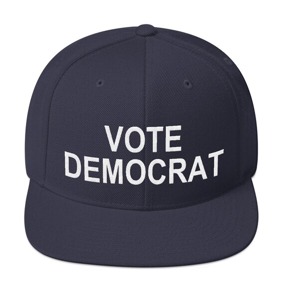 Vote Democrat Embroidered Snapback Hat Election 2020 Hat | Etsy
