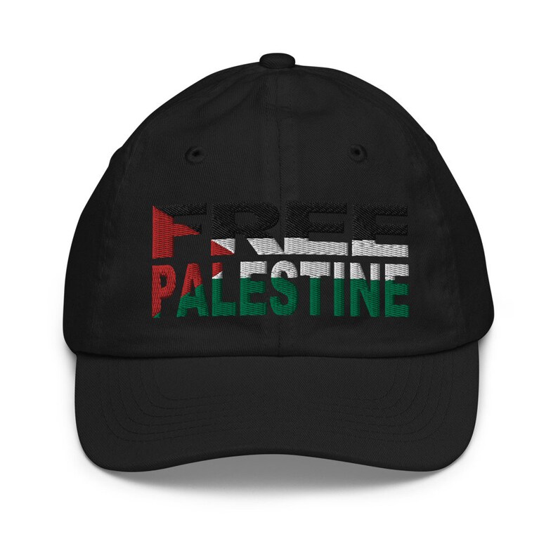 Free Palestine Embroidered Youth Baseball Cap Kids Hat - Etsy