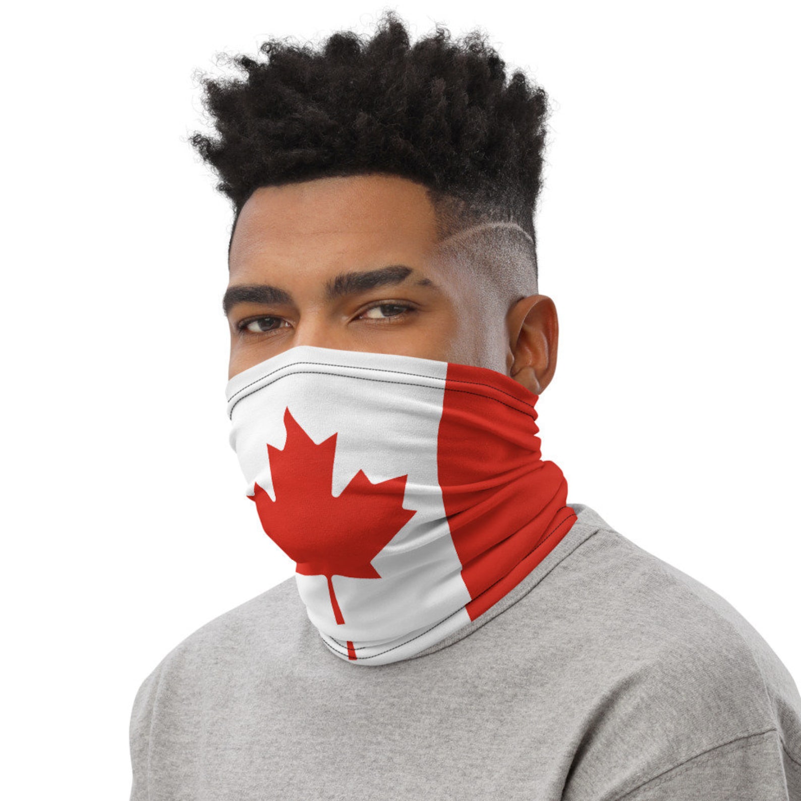 Flag of Canada Washable Face Mask Neck Gaiter Canadian Maple Leaf - Etsy