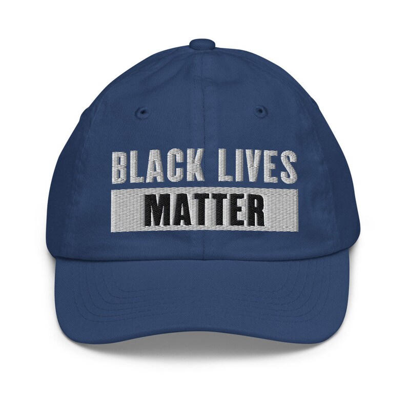 Black Lives Matter Youth Baseball Cap Embroidered Kids Hat | BLM I Can ...