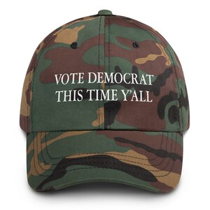 Vote Democrat This Time Y'all Embroidered Dad Hat Election 2020 Hat - Etsy