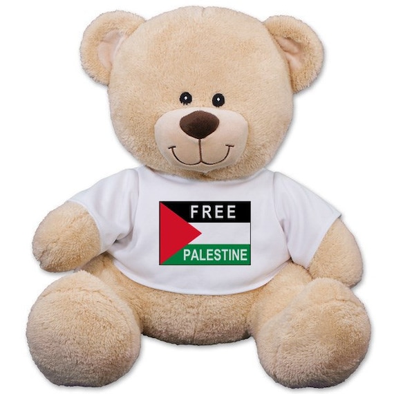 Free Palestine Teddy Bear Palestinian Flag FreePalestine | Etsy