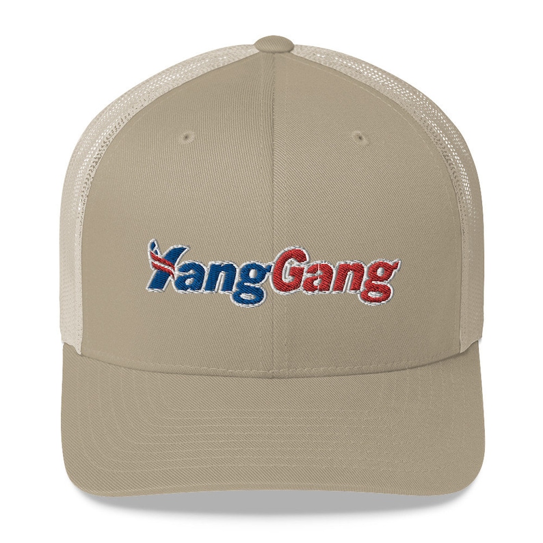 Yang Gang Embroidered Trucker Cap | Andrew Yang for President Hat ...