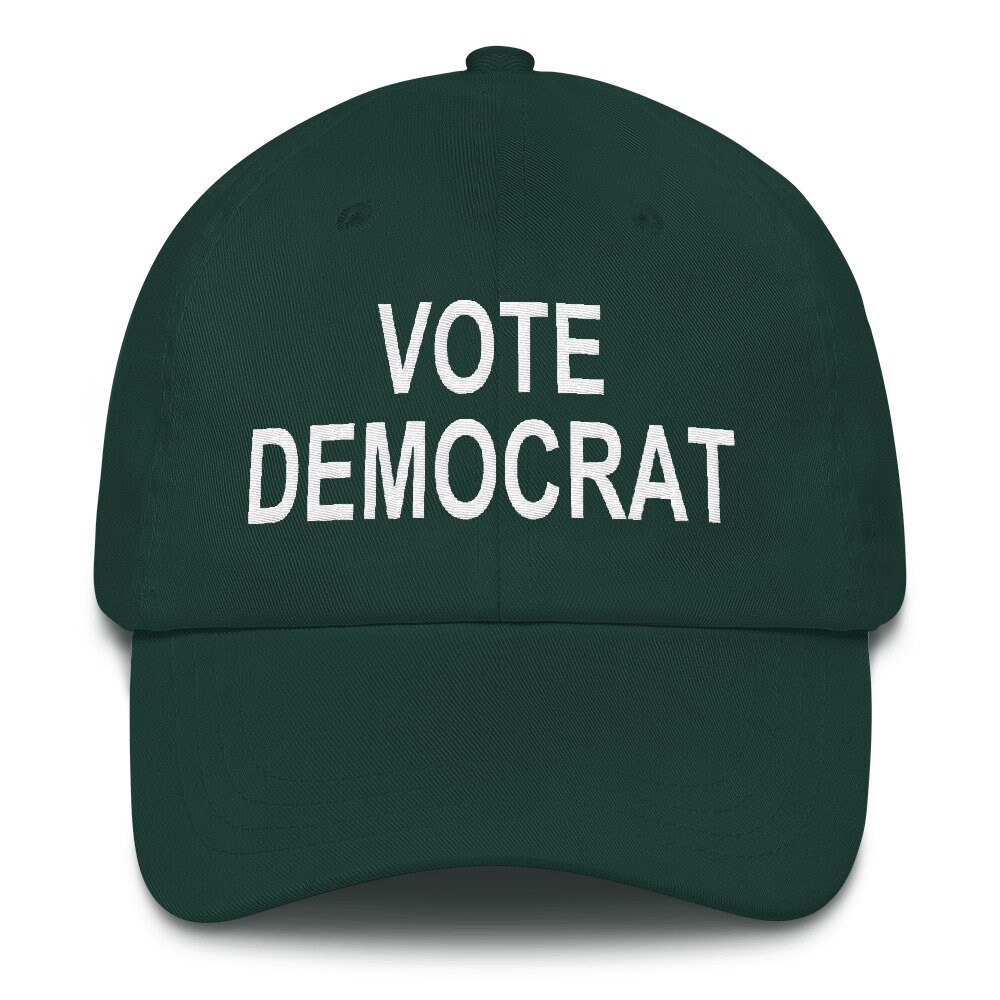 Vote Democrat Embroidered Dad Hat | Election 2024 - Etsy