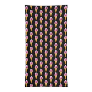 Ice Cream Cone Washable Face Mask Neck Gaiter - Etsy