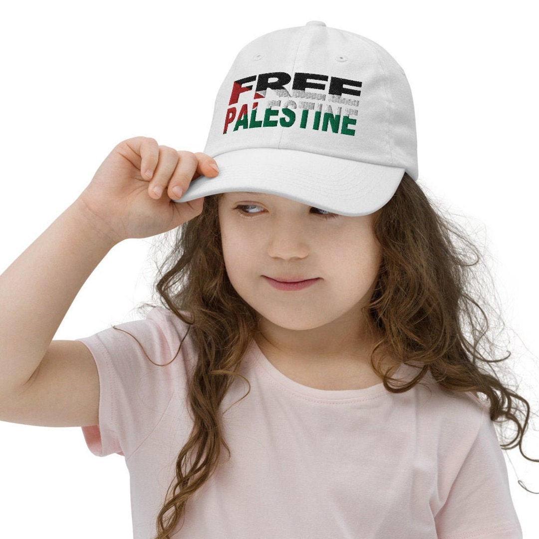 Free Palestine Embroidered Youth Baseball Cap Kids Hat | Palestinian ...