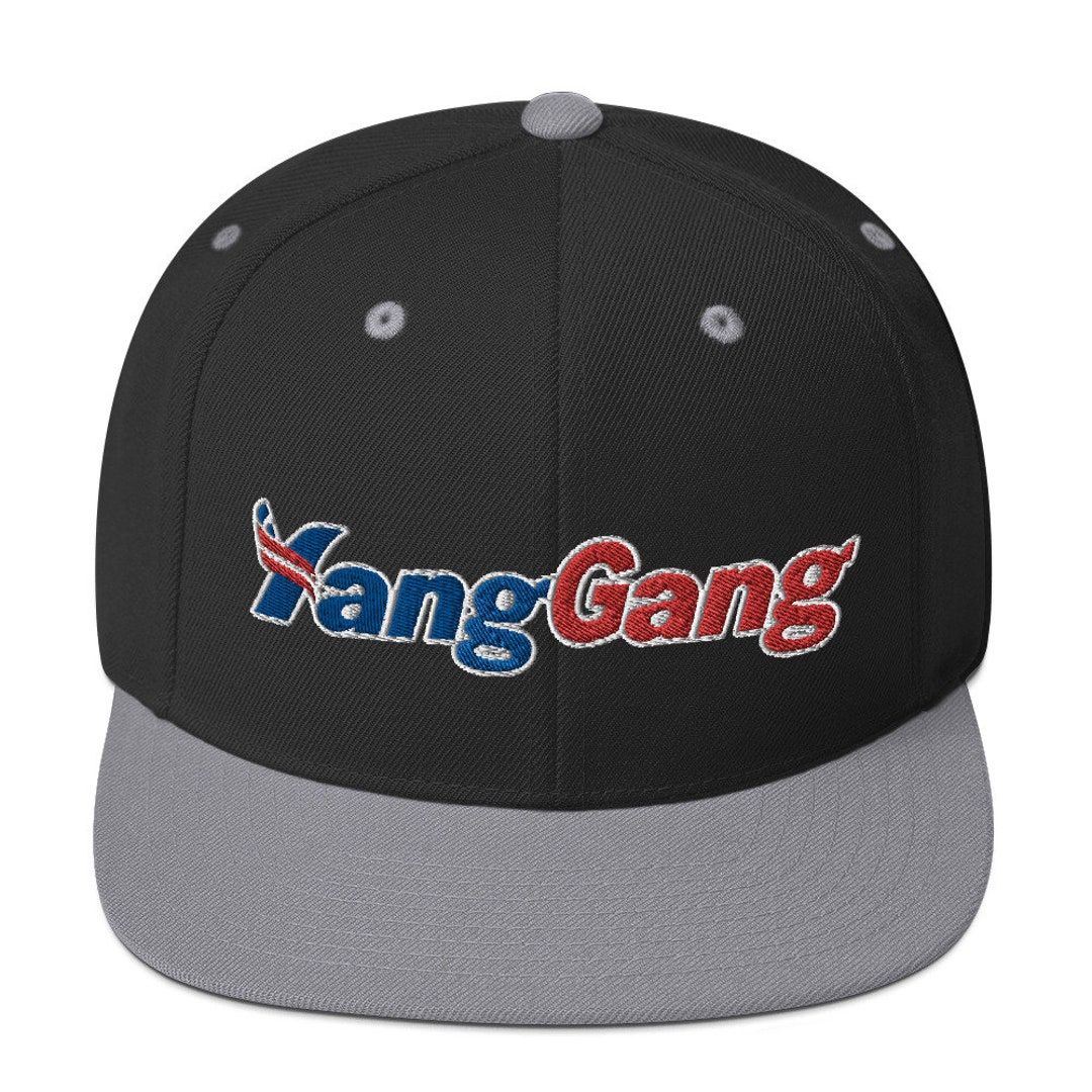 Yang Gang Embroidered Snapback Hat | Andrew Yang for President Election ...