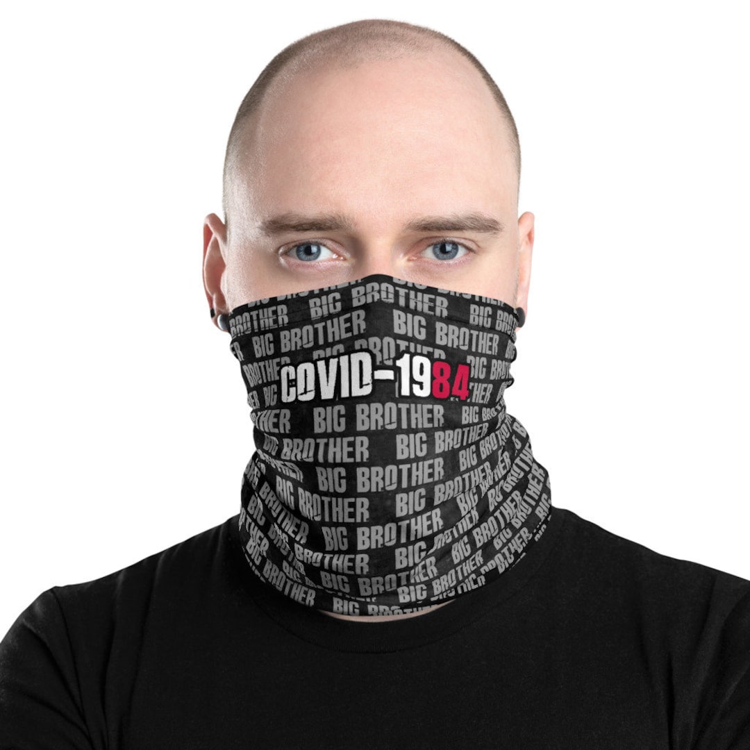 COVID-1984 Big Brother Washable Face Mask Neck Gaiter - Etsy