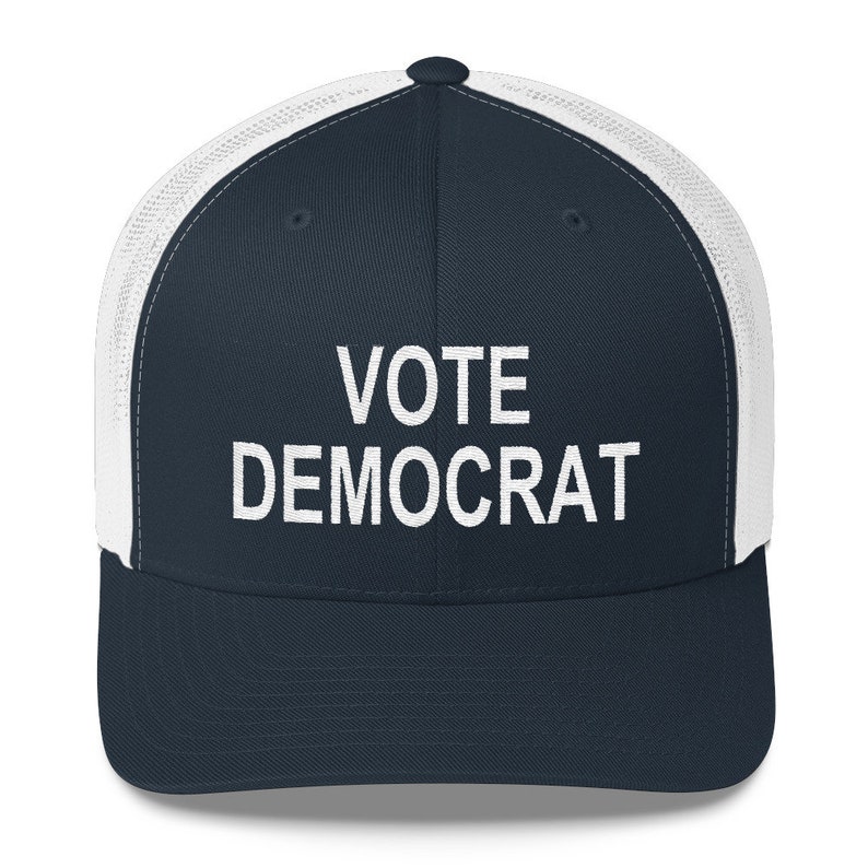 Vote Democrat Embroidered Trucker Cap Election 2020 Hat - Etsy
