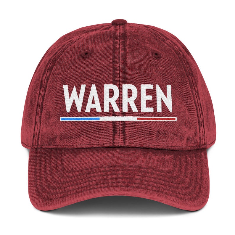 Elizabeth Warren for President 2020 Embroidered Hat Vintage Cotton ...