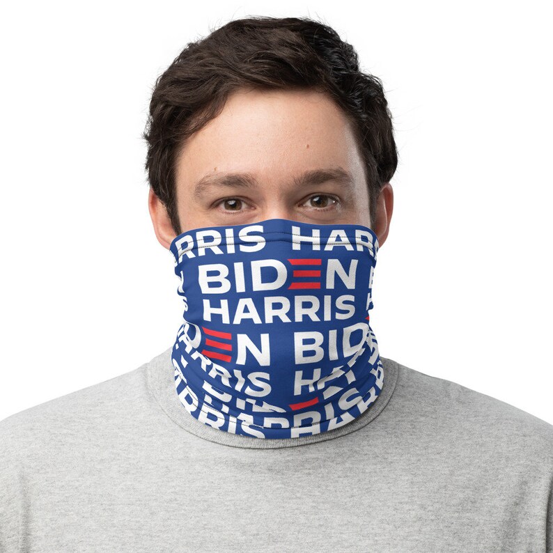 Biden Harris Washable Face Mask Neck Gaiter Joe Biden for - Etsy