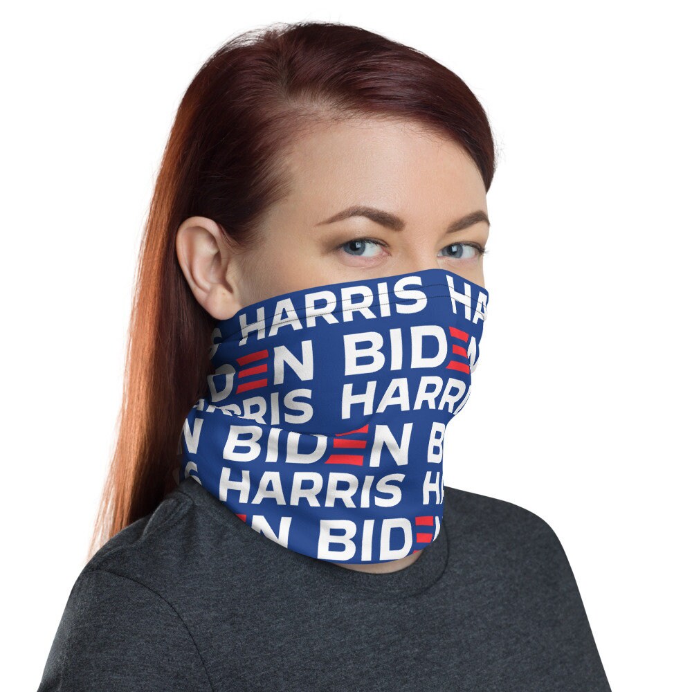 Biden Harris Washable Face Mask Neck Gaiter Joe Biden for - Etsy