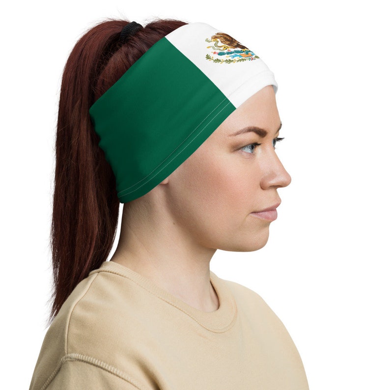 Flag of Mexico Washable Face Mask Neck Gaiter Mexican Flag - Etsy
