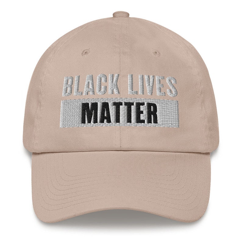 Black Lives Matter Dad Hat | BLM I Can't Read George Floyd - Etsy