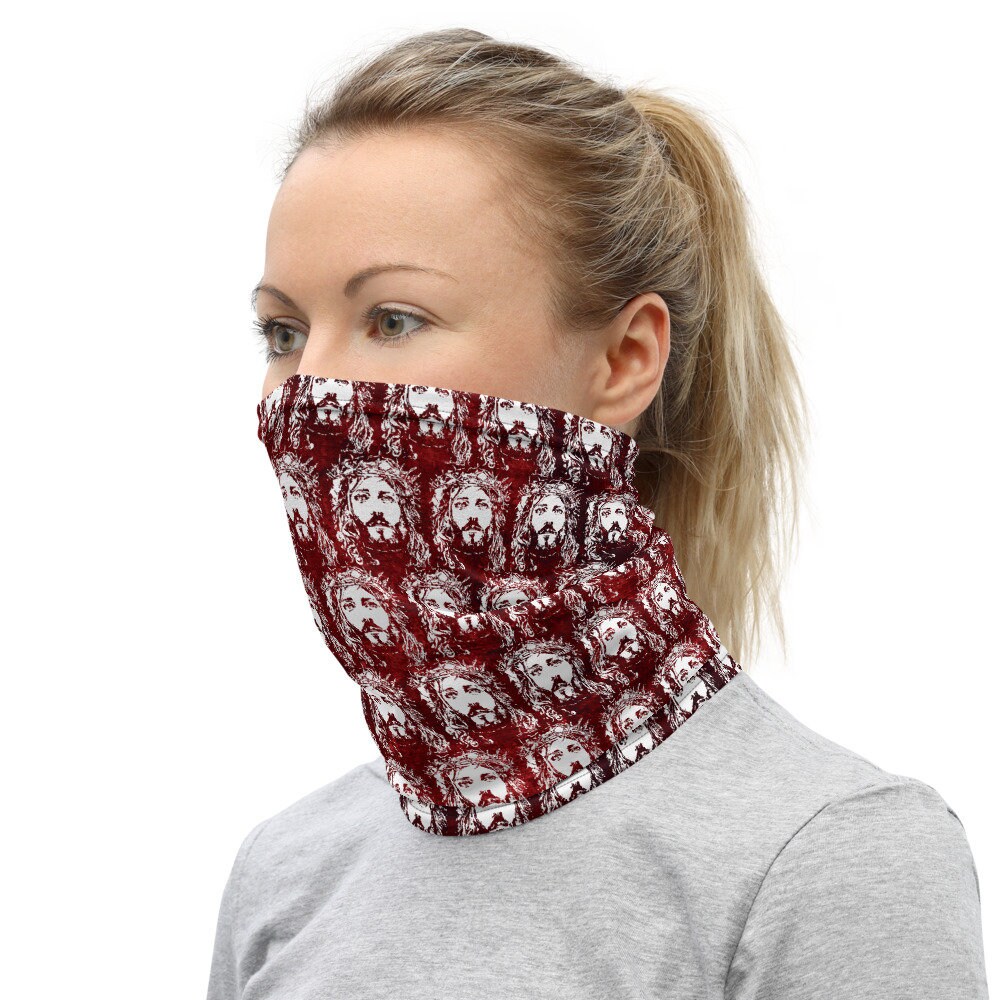 Jesus Christ Washable Face Mask Neck Gaiter | Etsy