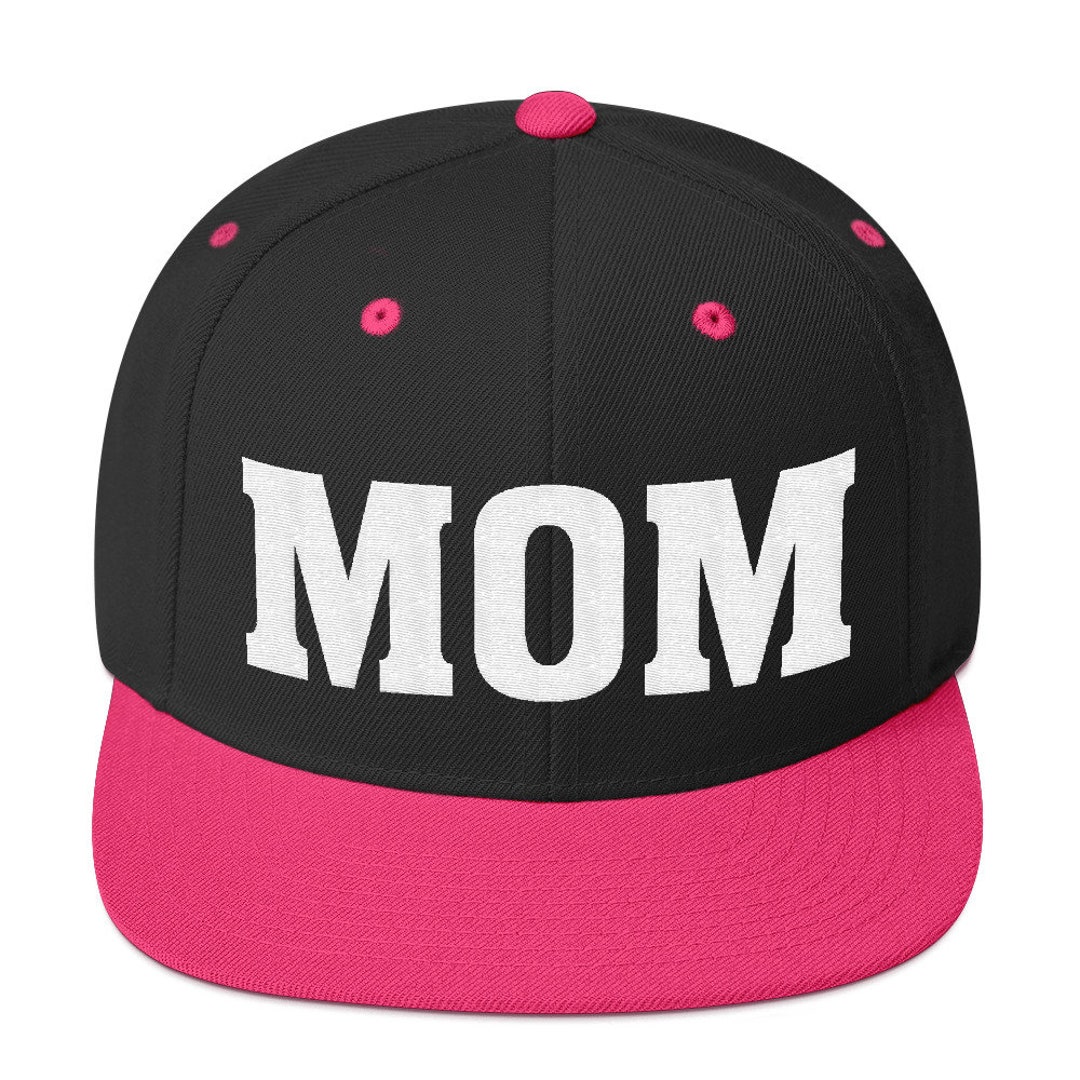 Mom Embroidered Snapback Hat | Mother's Day New Mom Gift - Etsy