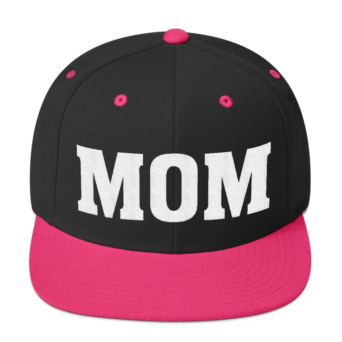 Mom Embroidered Snapback Hat | Mother's Day New Mom Gift - Etsy