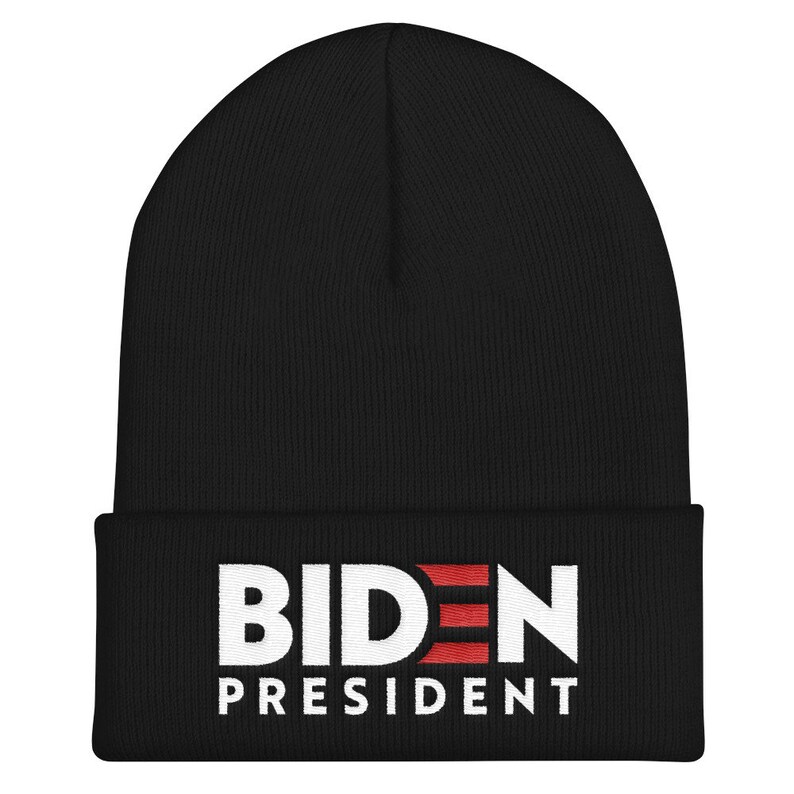 Joe Biden 2020 Cuffed Beanie | Election 2020 Campaign Knit Hat - Etsy