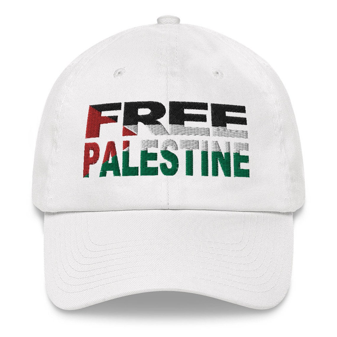 Free Palestine Embroidered Dad Hat Palestinian Flag - Etsy