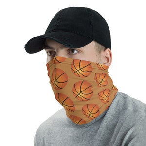 Basketball Washable Face Mask Neck Gaiter - Etsy