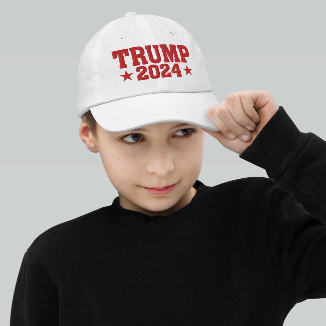 Trump 2024 Embroidered Youth Baseball Cap Kids Hat | Donald Trump for ...