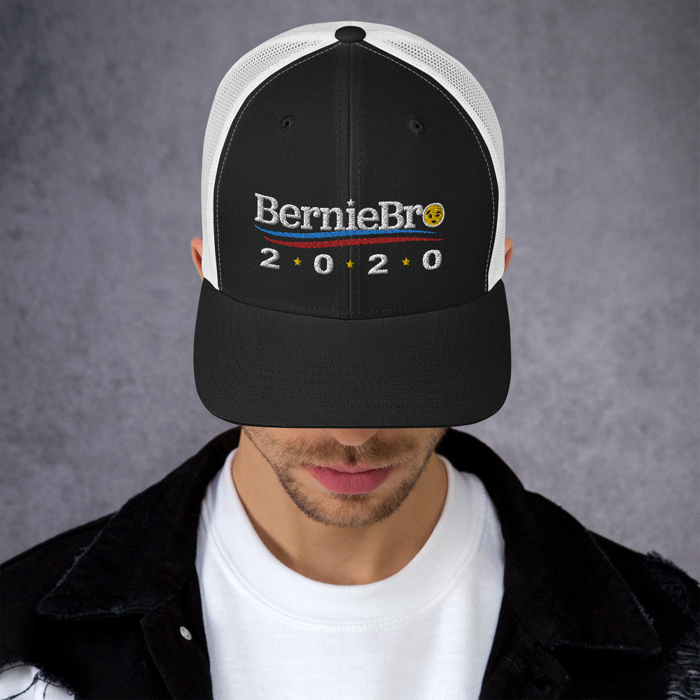 Bernie Bro 2020 Embroidered Trucker Cap Bernie Sanders for | Etsy