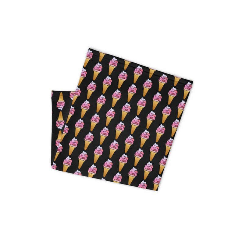 Ice Cream Cone Washable Face Mask Neck Gaiter - Etsy