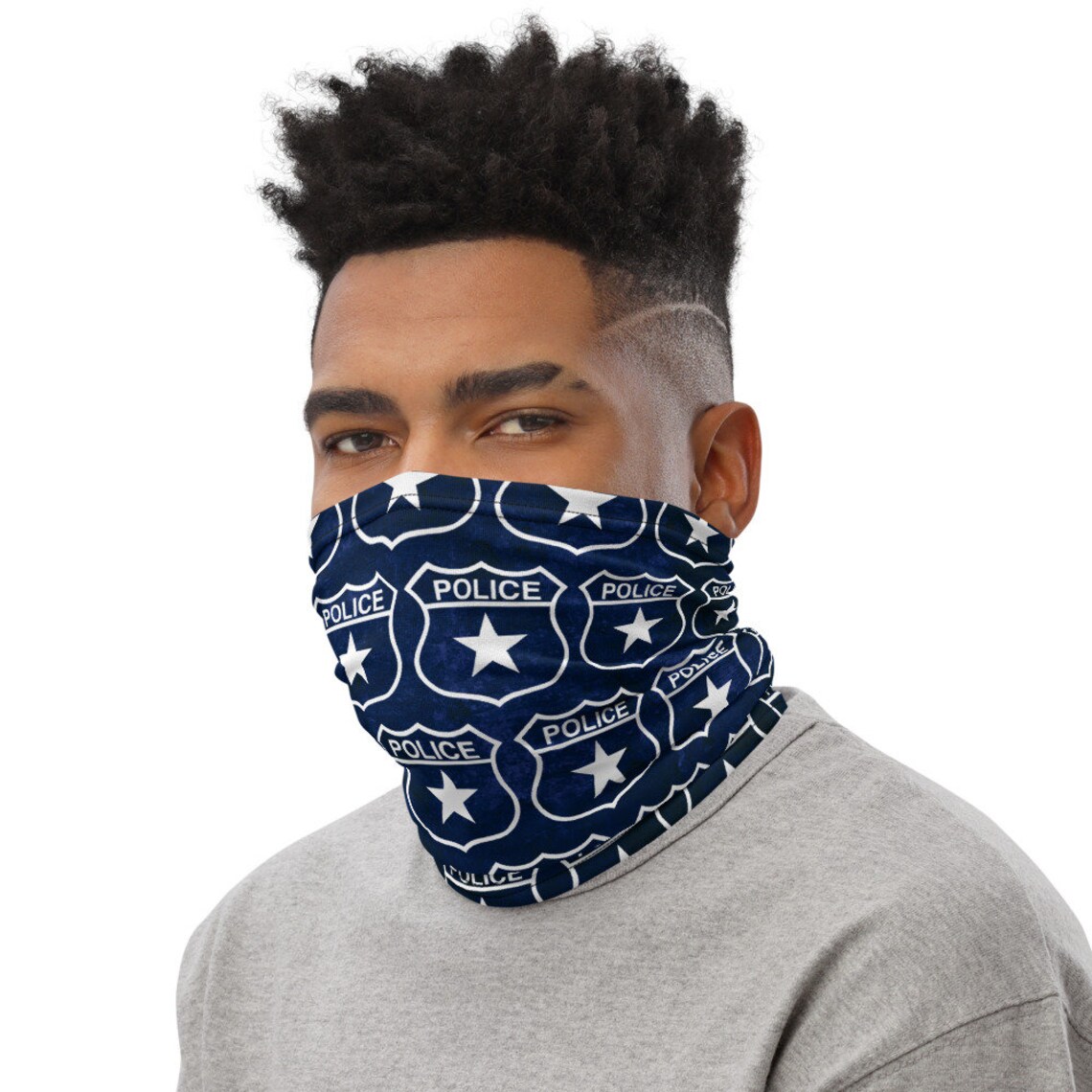 Police Washable Face Mask Neck Gaiter Law enforcement | Etsy