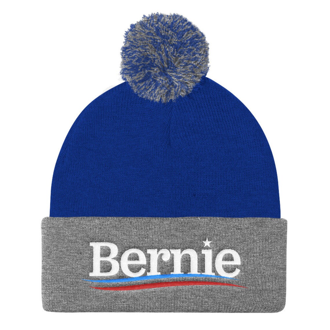 Bernie Sanders for President 2020 Hat Embroidered Pom Pom Knit - Etsy