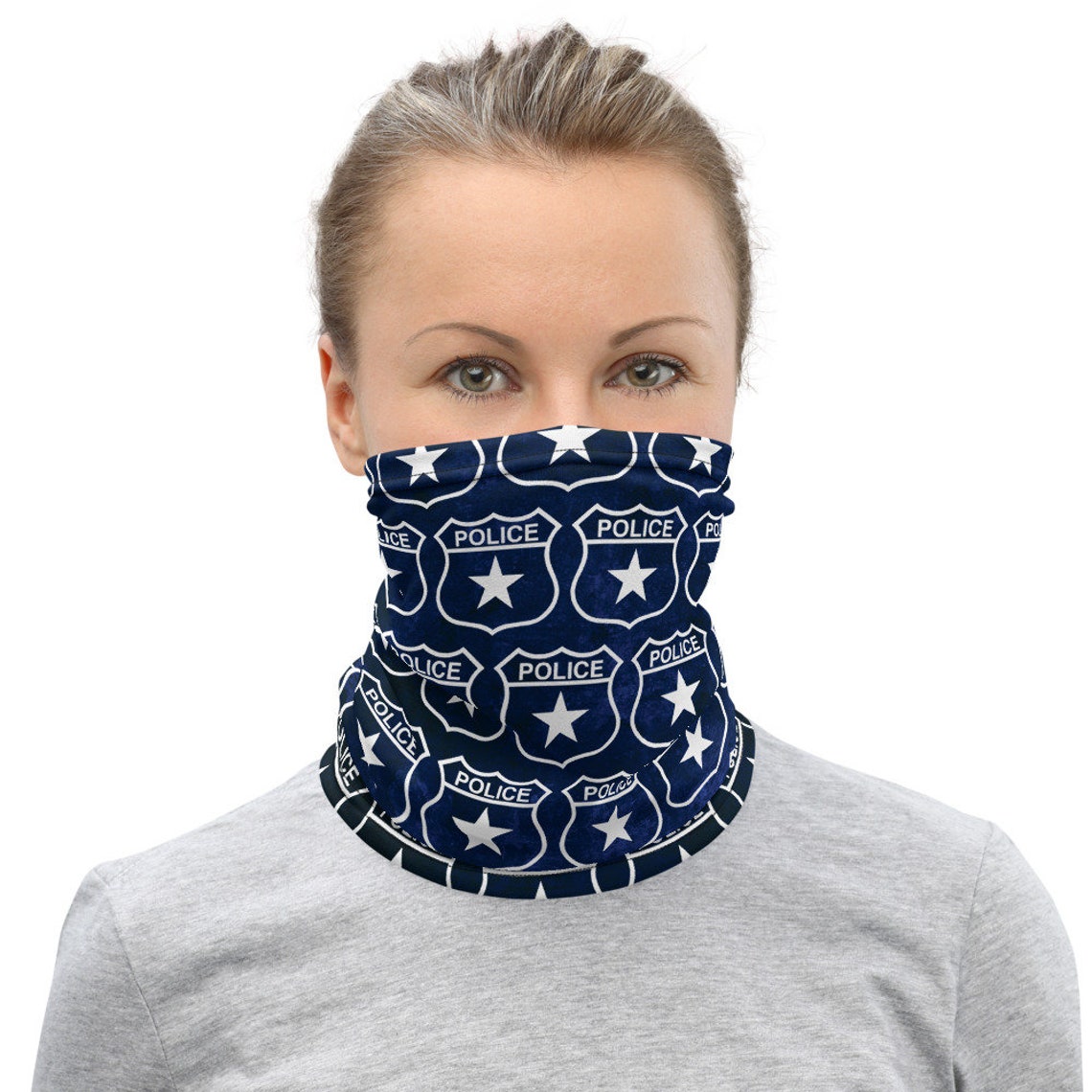 Police Washable Face Mask Neck Gaiter Law enforcement | Etsy