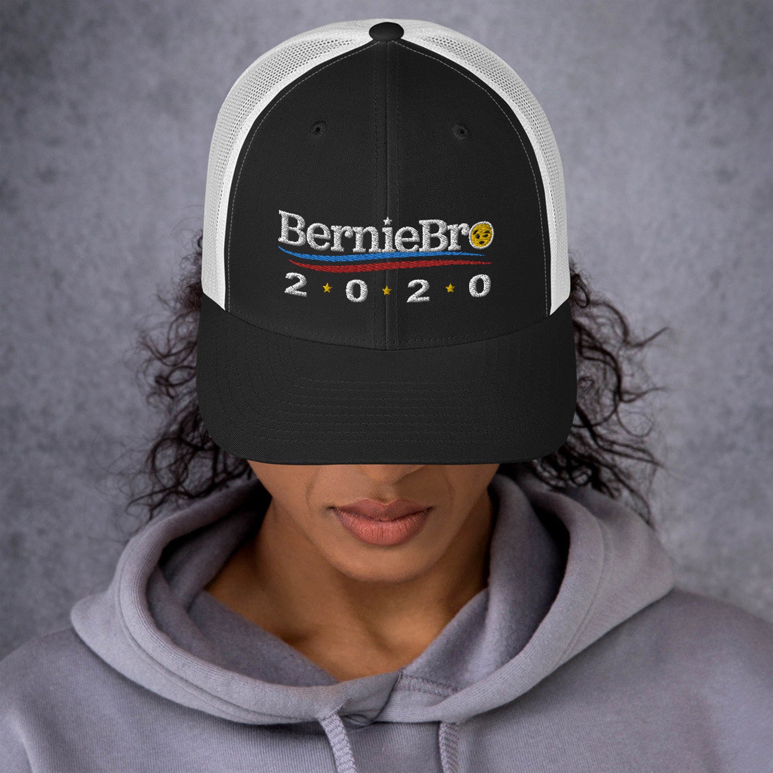Bernie Bro 2020 Embroidered Trucker Cap Bernie Sanders for | Etsy