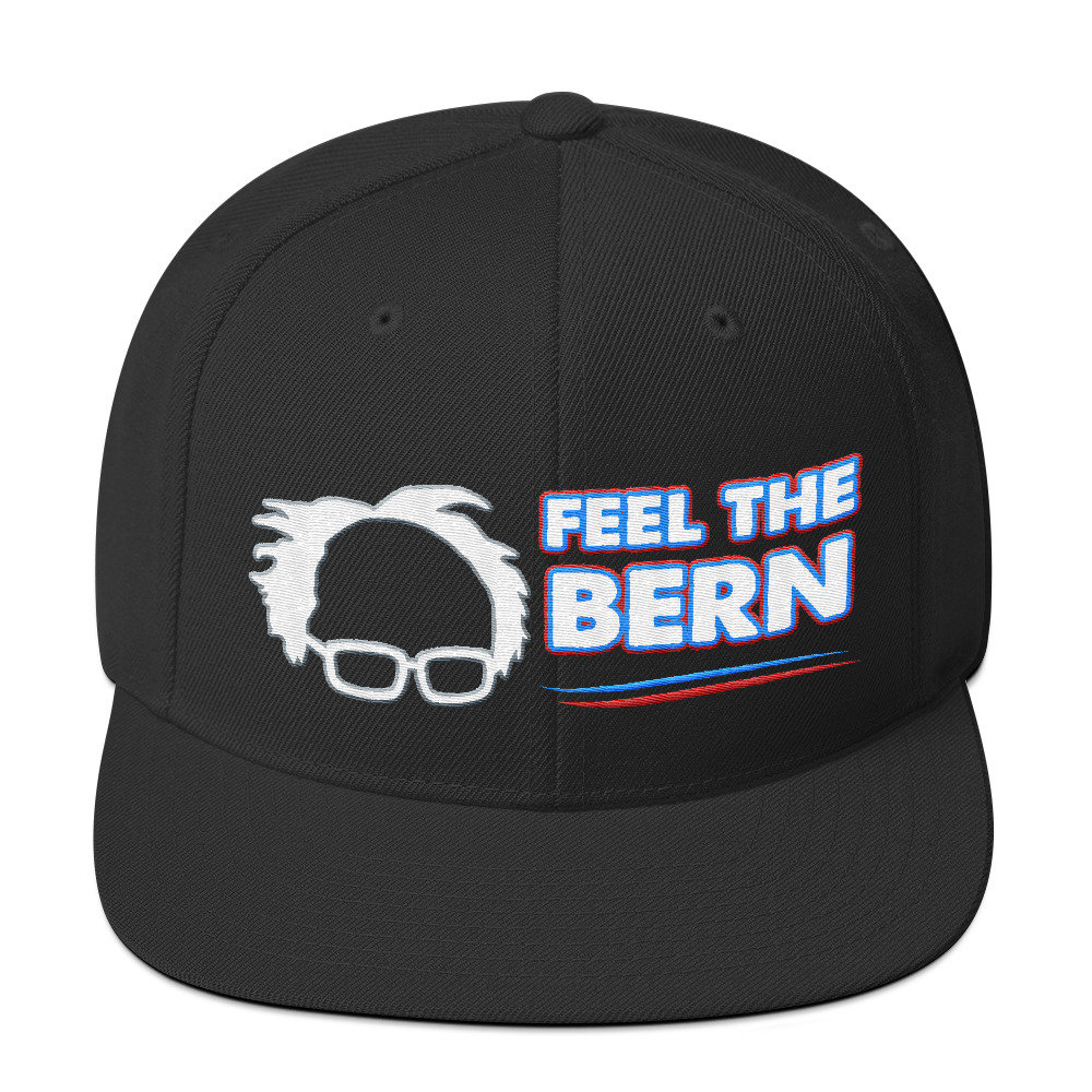 Feel the Bern Bernie Sanders for President 2020 Hat Embroidered ...