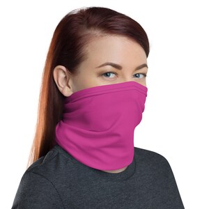 Solid Colors Washable Face Mask Neck Gaiter | 9 Colors - Etsy