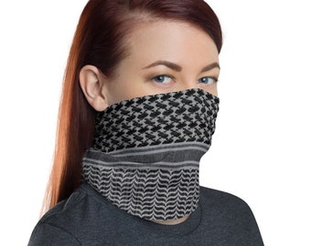 Keffiyeh Palestinian Washable Face Mask Neck Gaiter | Arab Scarf ...