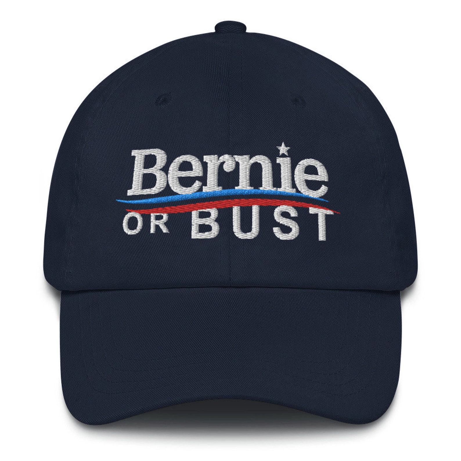 Bernie or Bust Embroidered Dad Hat Bernie Sanders for | Etsy
