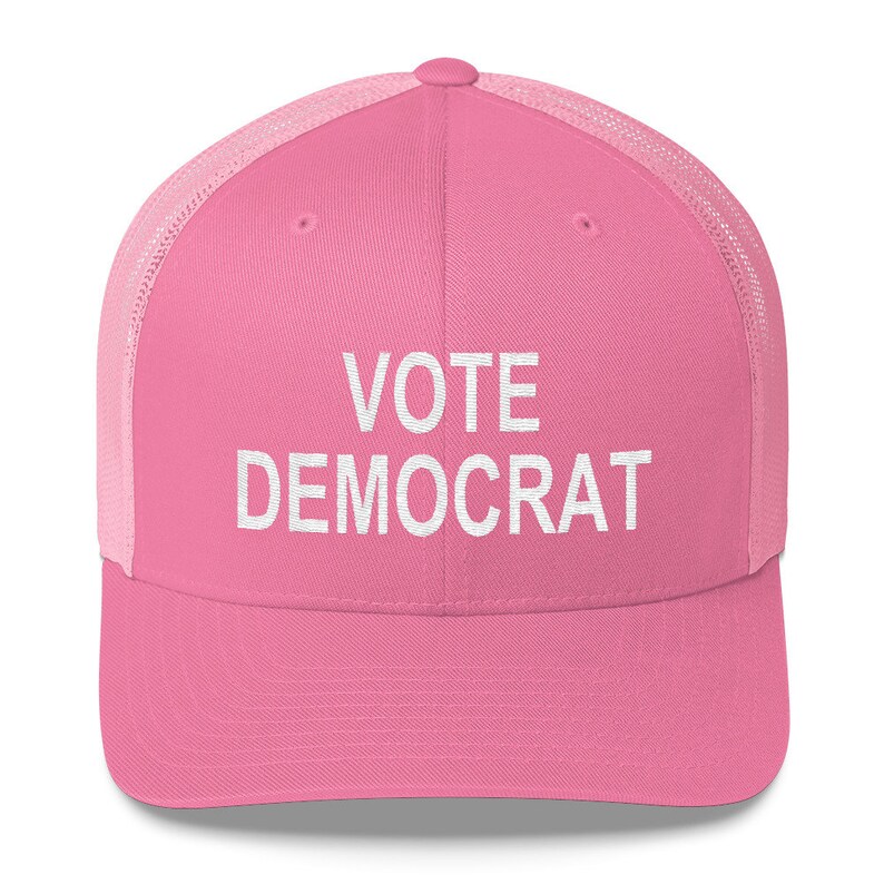 Vote Democrat Embroidered Trucker Cap Election 2020 Hat - Etsy