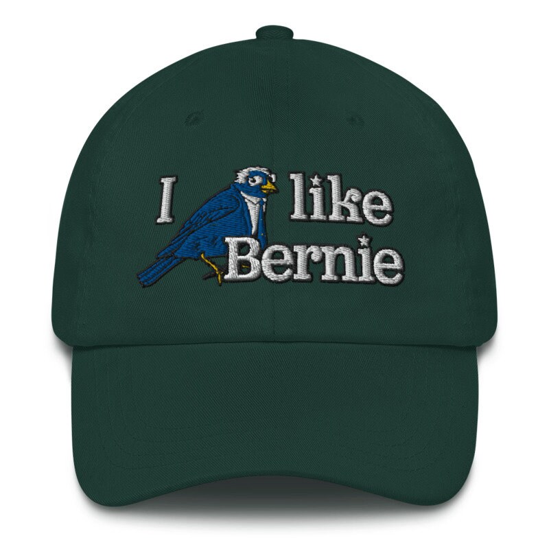I Like Bernie Embroidered Dad Hat | Bernie Birdie Sanders for President ...
