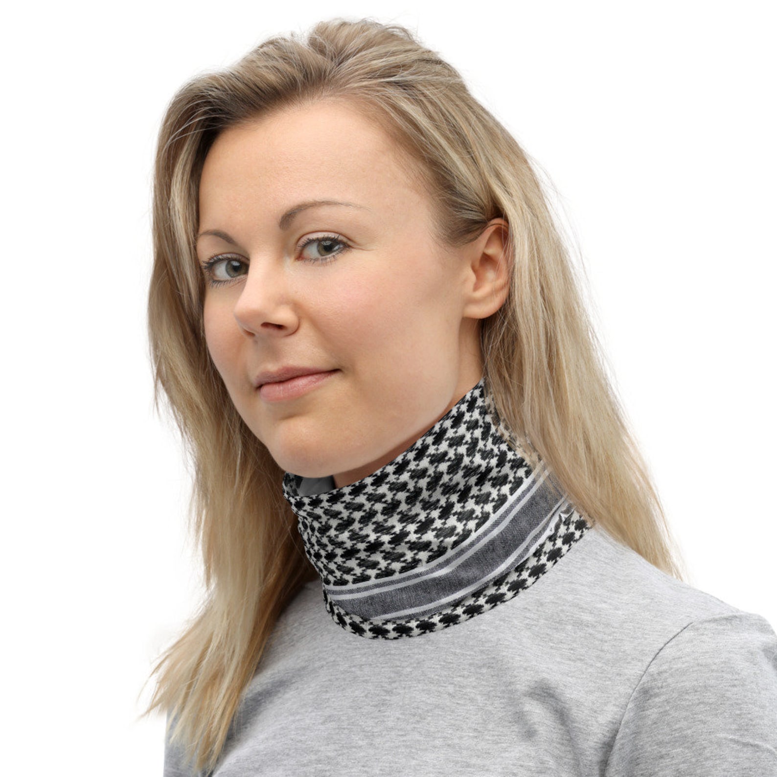 Keffiyeh Palestinian Washable Face Mask Neck Gaiter | Arab Scarf ...