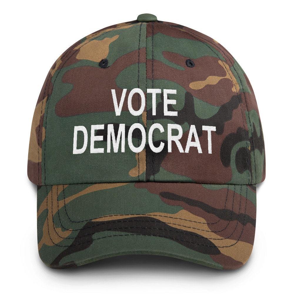 Vote Democrat Embroidered Dad Hat | Election 2024 - Etsy