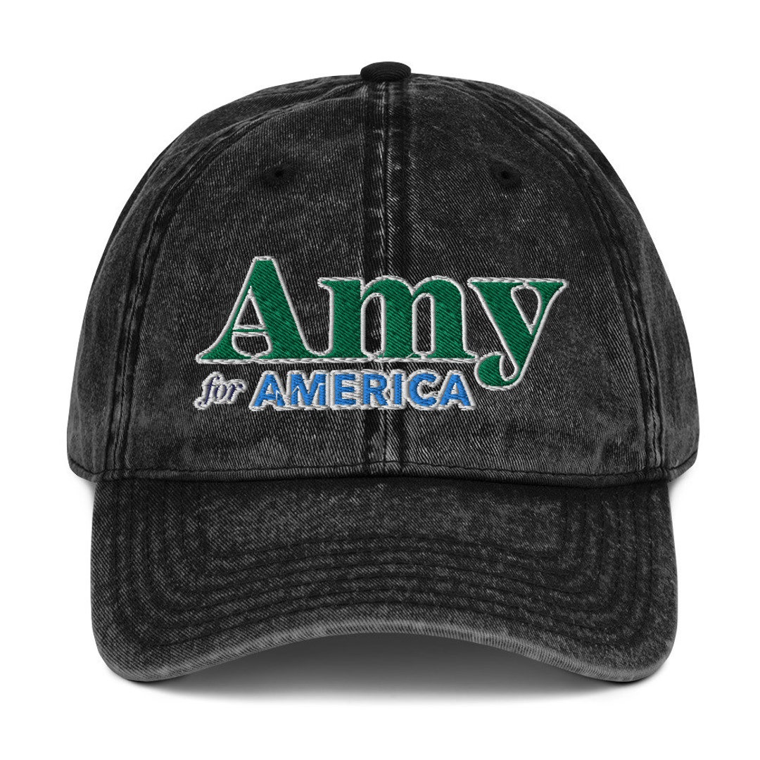 Amy for America Embroidered Vintage Cotton Twill Cap Hat | Amy ...