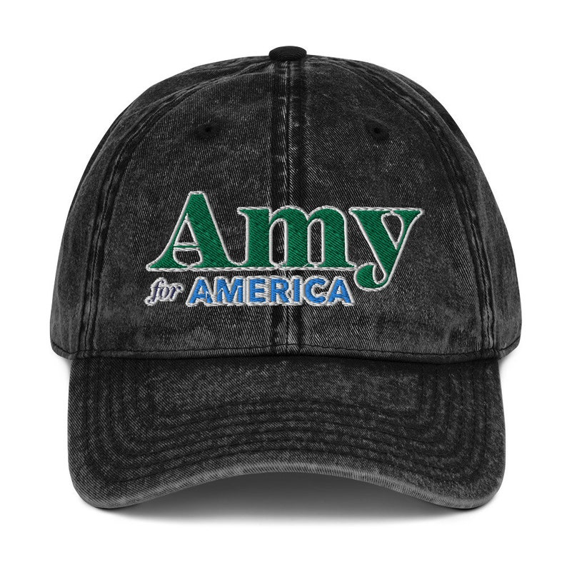 Amy for America Embroidered Vintage Cotton Twill Cap Hat Amy - Etsy
